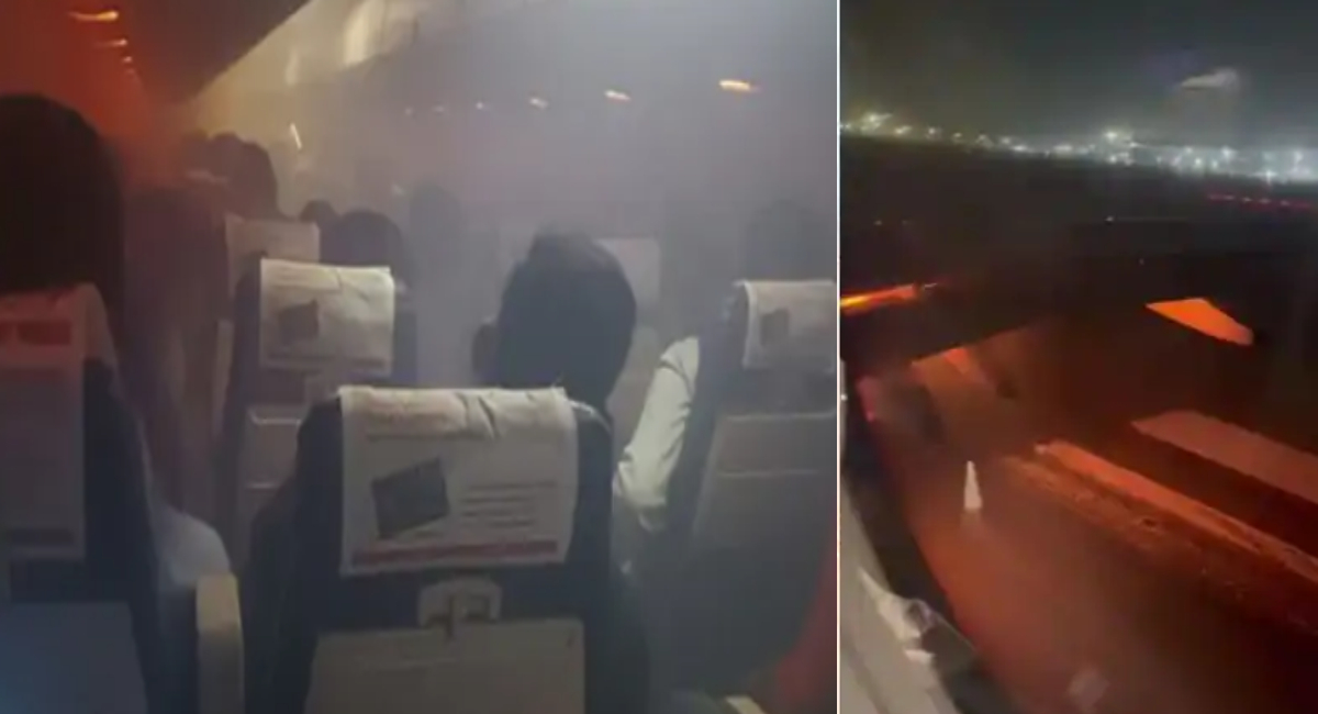IndiGo Plane's Engine Catches Fire During Take Off In Delhi
