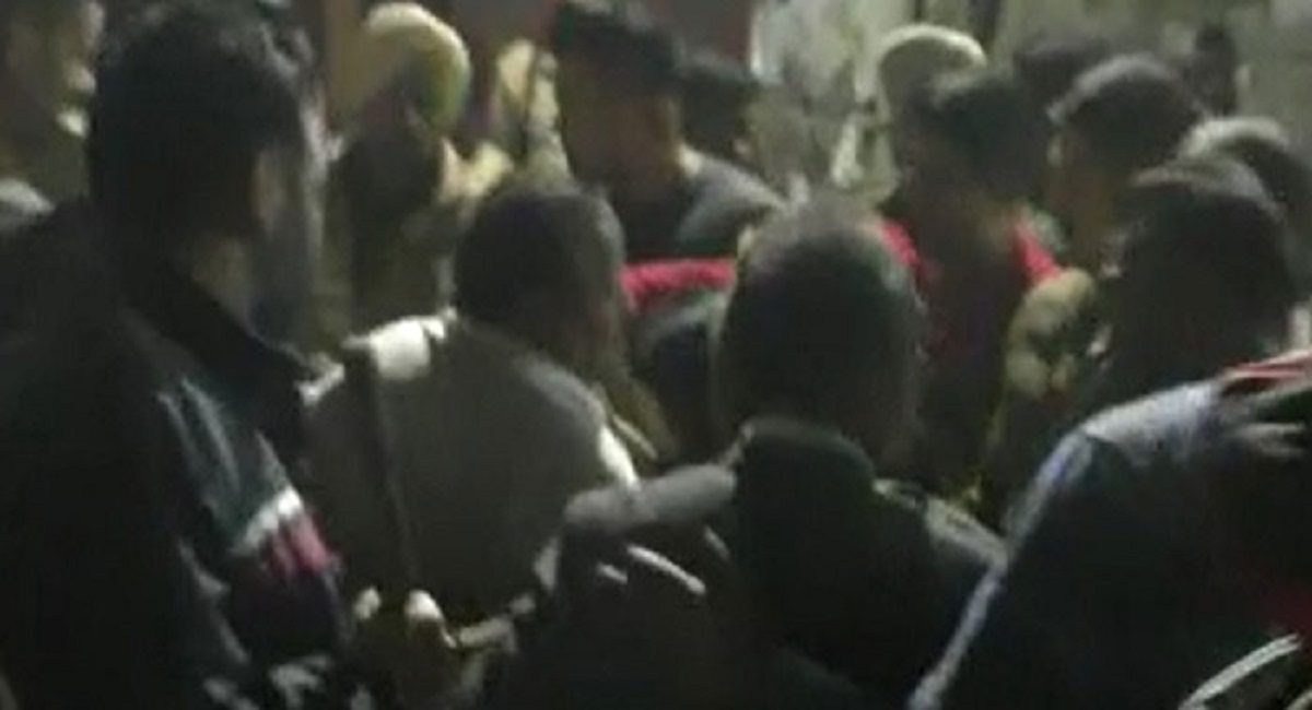 People attacked police who went to raid