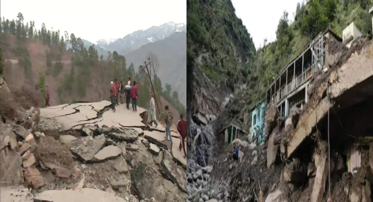ਜੰਮੂ-ਕਸ਼ਮੀਰ 'ਚ LANDSLIDE: 13 ਘਰ ਬੁਰੀ ਤਰ੍ਹਾਂ ਨੁਕਸਾਨੇ ਗਏ, ਸੜਕਾਂ 'ਚ ਪਈਆਂ ...
