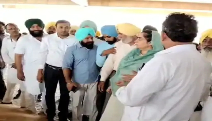MLA baljinder kaur visit mandi