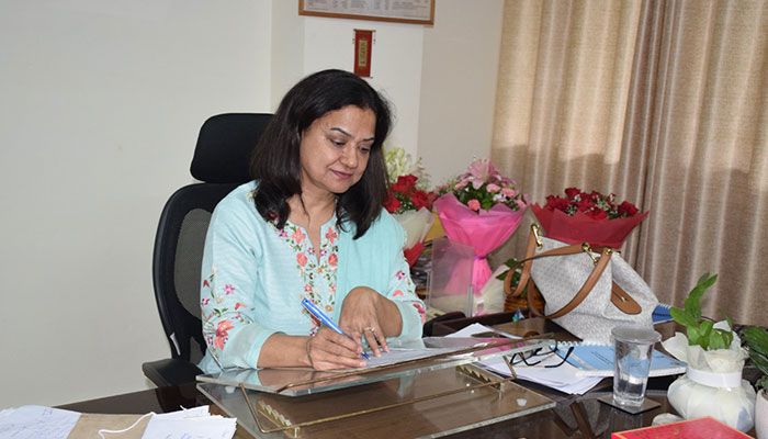 Dr. Hitinder Kaur Keller took charge of DHS